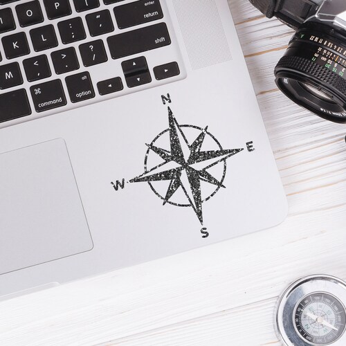 Compass Decal Compass Travel Vinyl Decal Car Decal Wall - Etsy