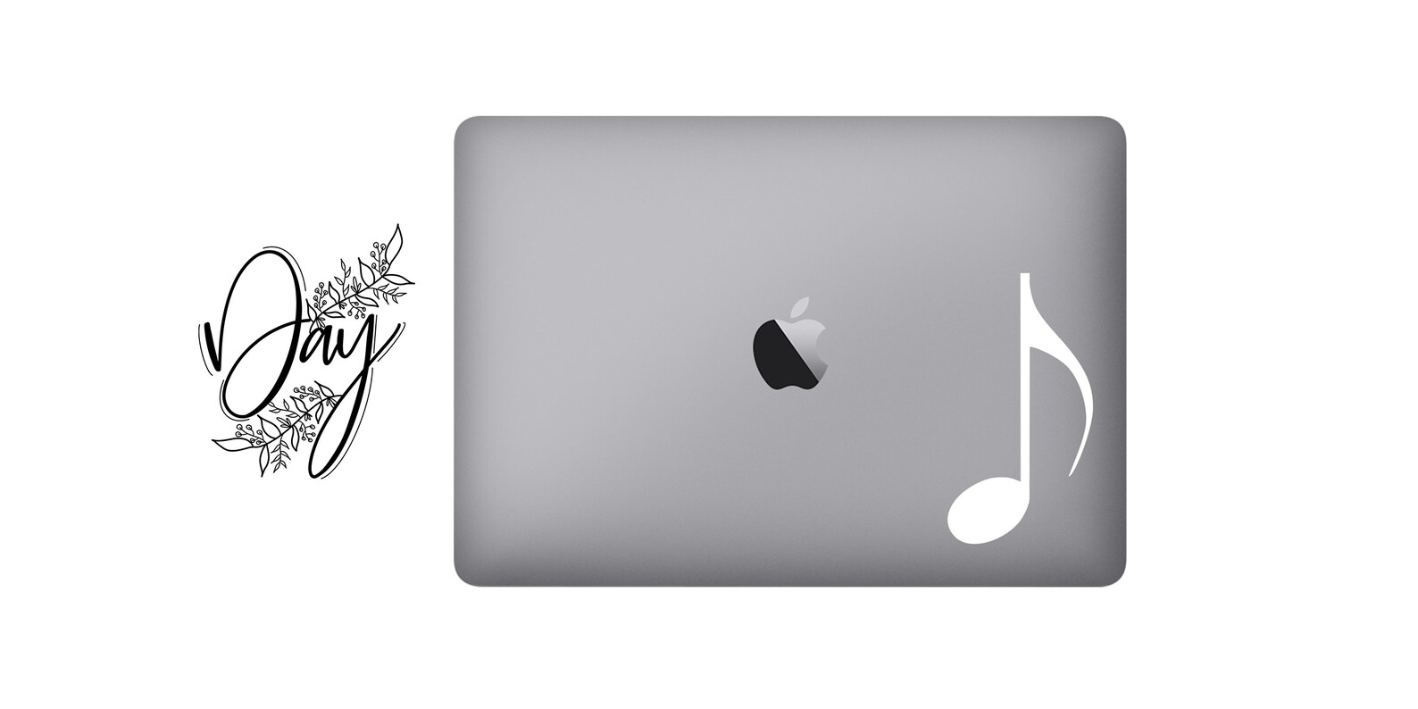 Music Note Vinyl Decal Tumbler Music Sticker Eighth Note | Etsy