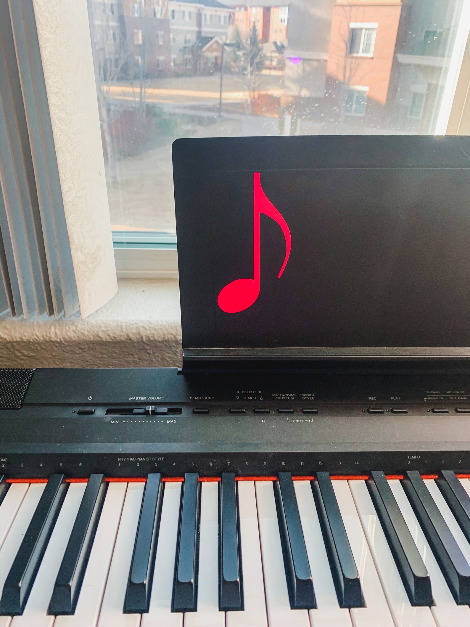 Music Note Vinyl Decal Tumbler Music Sticker Eighth Note - Etsy