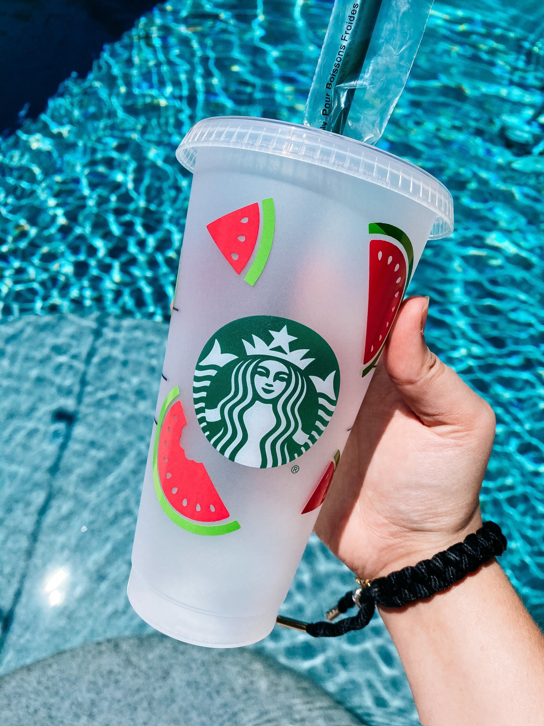 WATERMELON Starbucks Cold Cup Watermelons Vinyl Coffee Cup - Etsy