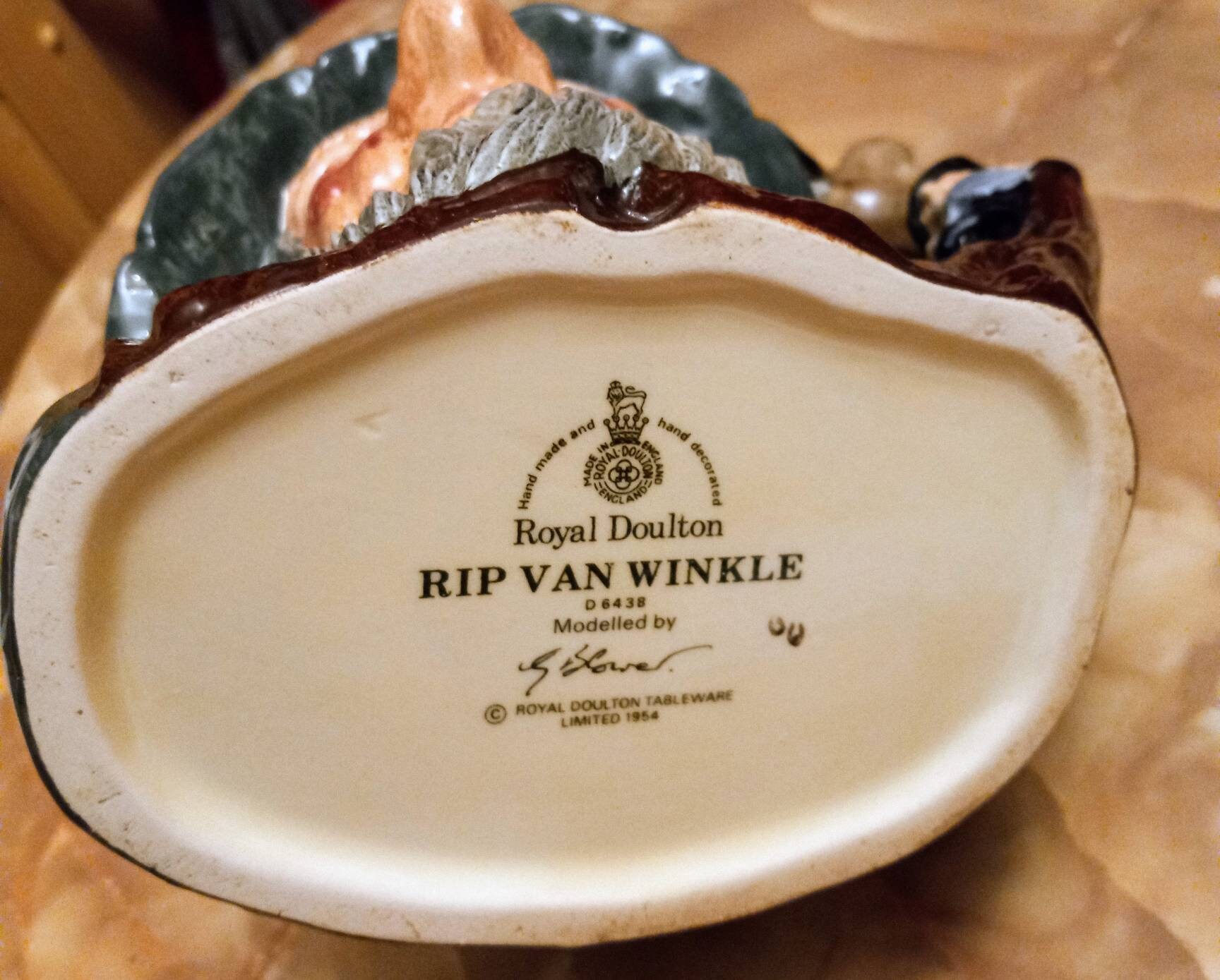 Royal Doulton 1957 Rip Van Winkle Porcelain Jug/pitcher 7.5 t - Etsy