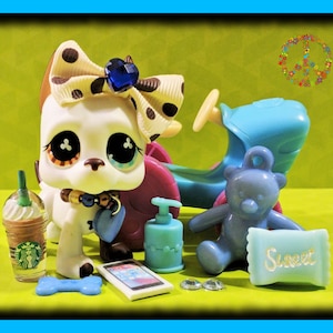 Littlest Pet Shop Rare Vintage LPS Great Dane Dogs Accessories Sets ...