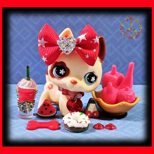 Littlest Pet Shop Rare Vintage LPS German Shepherd Bulldog Dalmatian ...