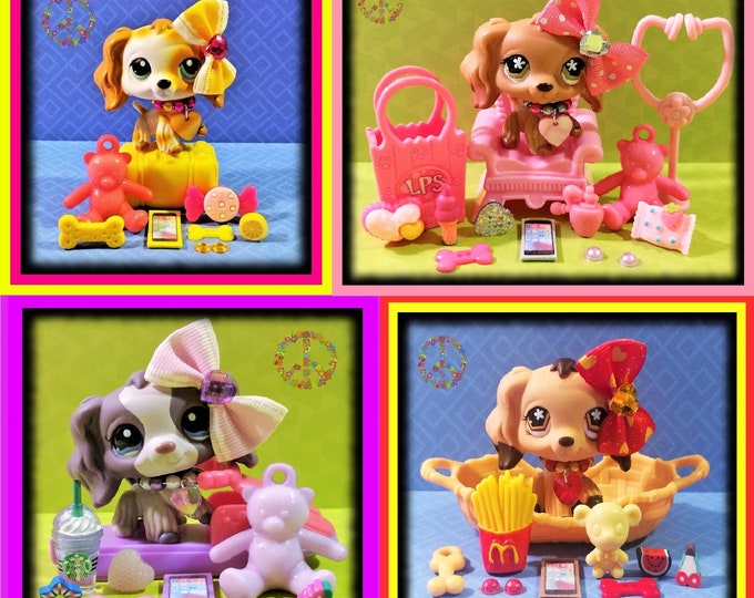 Littlest Pet Shop Rare Vintage LPS Horses Alpaca Llama Glitter Deer ...
