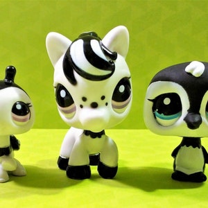 Littlest Pet Shop Rare Vintage LPS Horses Alpaca Llama Glitter Deer ...