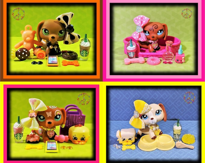 Littlest Pet Shop Authentic Vintage LPS ~ Dachshund Weiner Dog ...