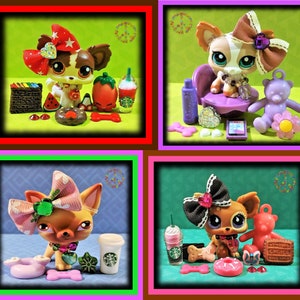 Littlest Pet Shop Rare Vintage LPS Chihuahua Dogs Accessories Lots ~YOU ...