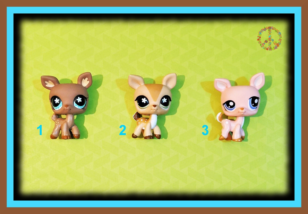Littlest Pet Shop ~ Rare Vintage LPS ~YOU CHOOSE~ Brown Tan Pink Deer ...