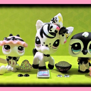 Littlest Pet Shop Rare Vintage LPS Horses Alpaca Llama Glitter Deer ...