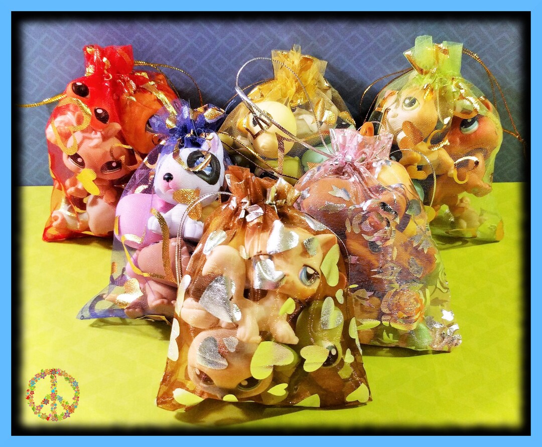 Littlest Pet Shop Vintage LPS 6 Authentic Pets ~ Blind Grab Bag Lot W ...