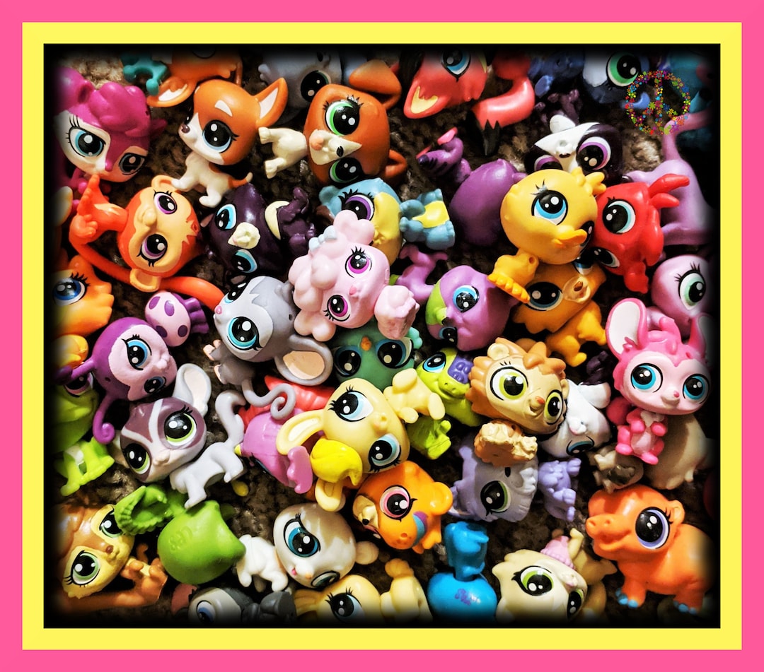 Littlest Pet Shop ~ 5 Pets ~ Original Authentic Mini 1"-1.5" Baby LPS ...