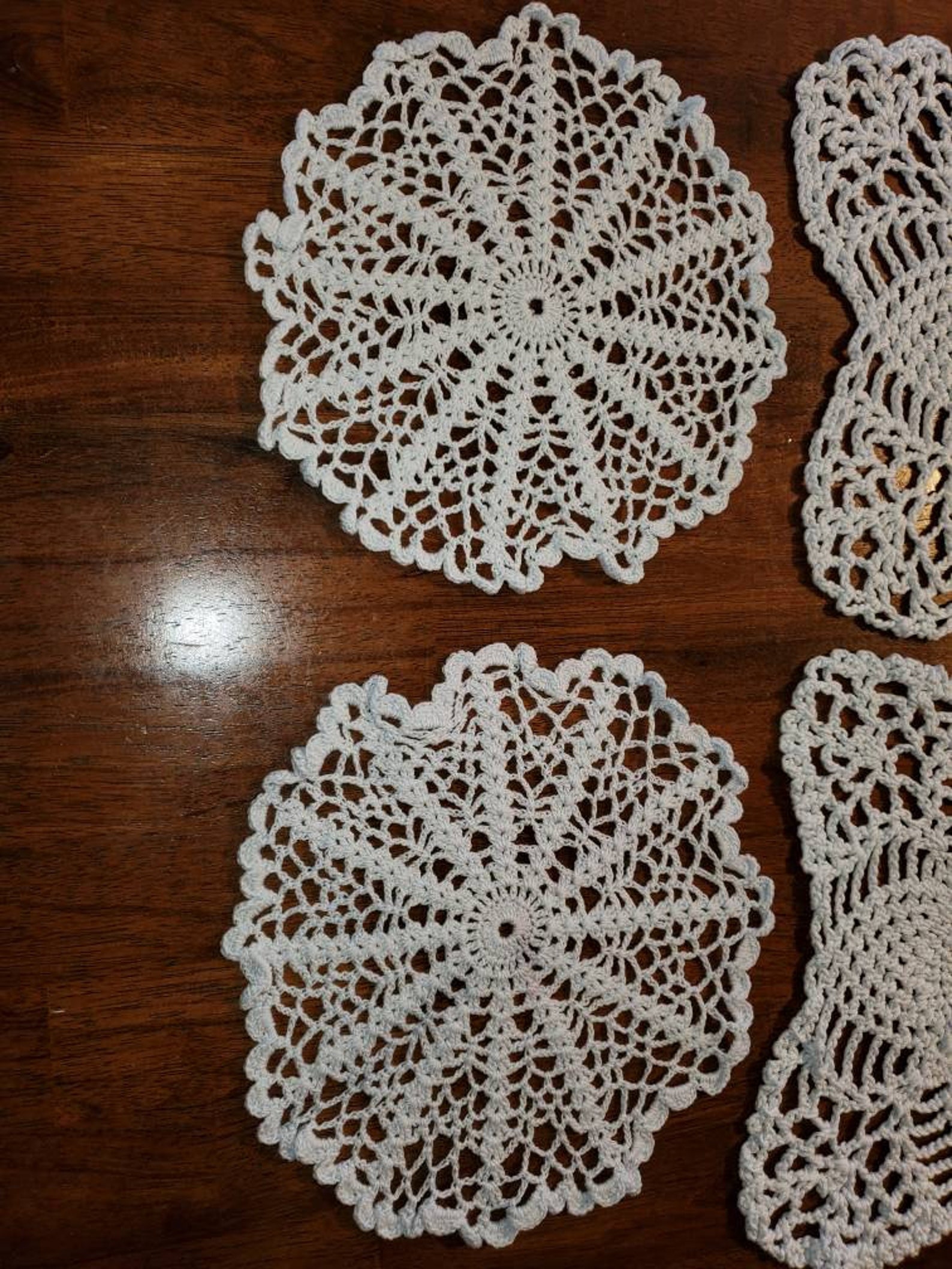 White Doilies Set of 4 - Etsy