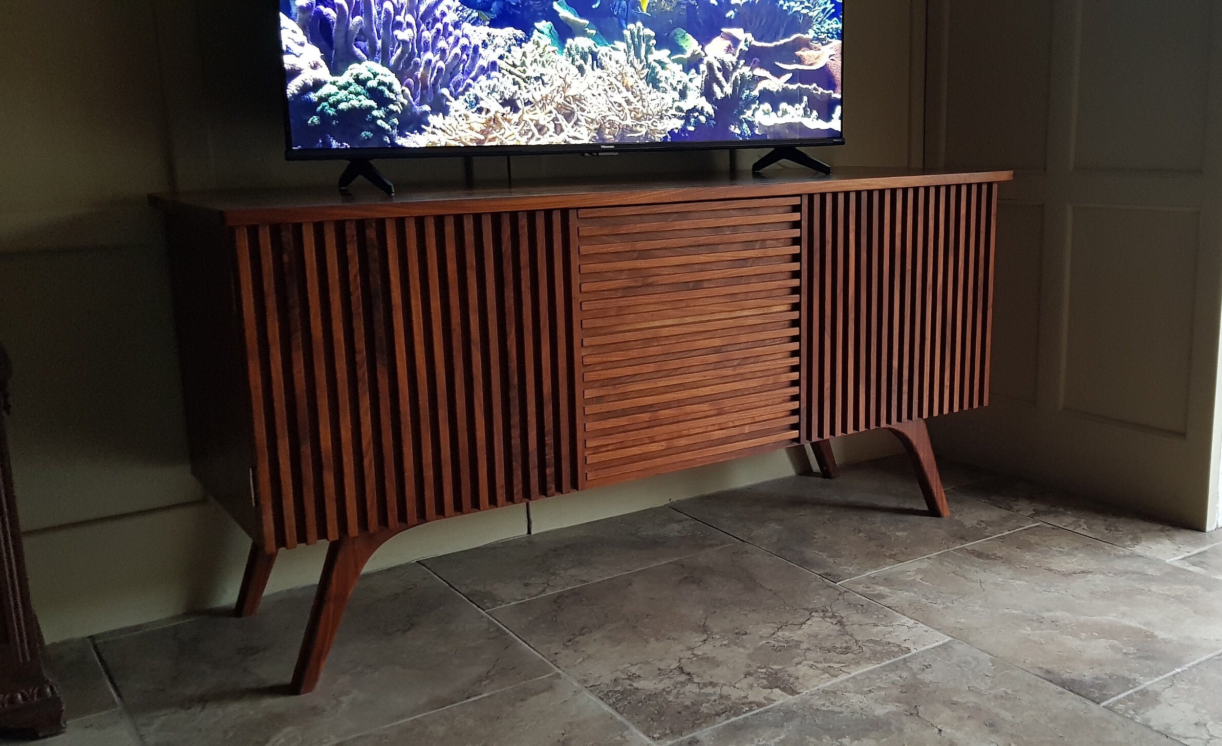 Beautifully Handmade TV Unit / Cabinet Made From Solid Walnut - Etsy