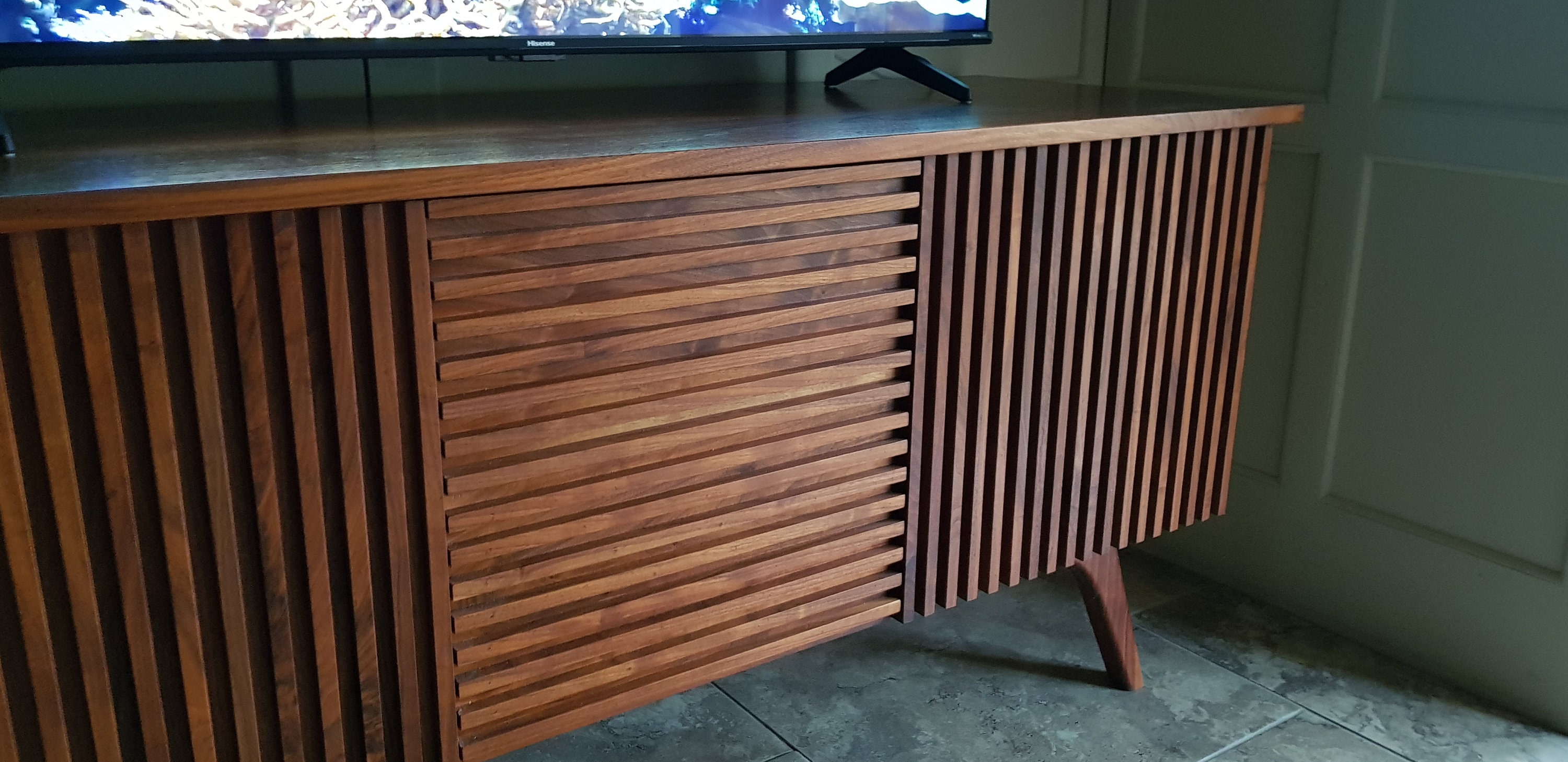 Beautifully Handmade TV Unit / Cabinet Made From Solid Walnut - Etsy