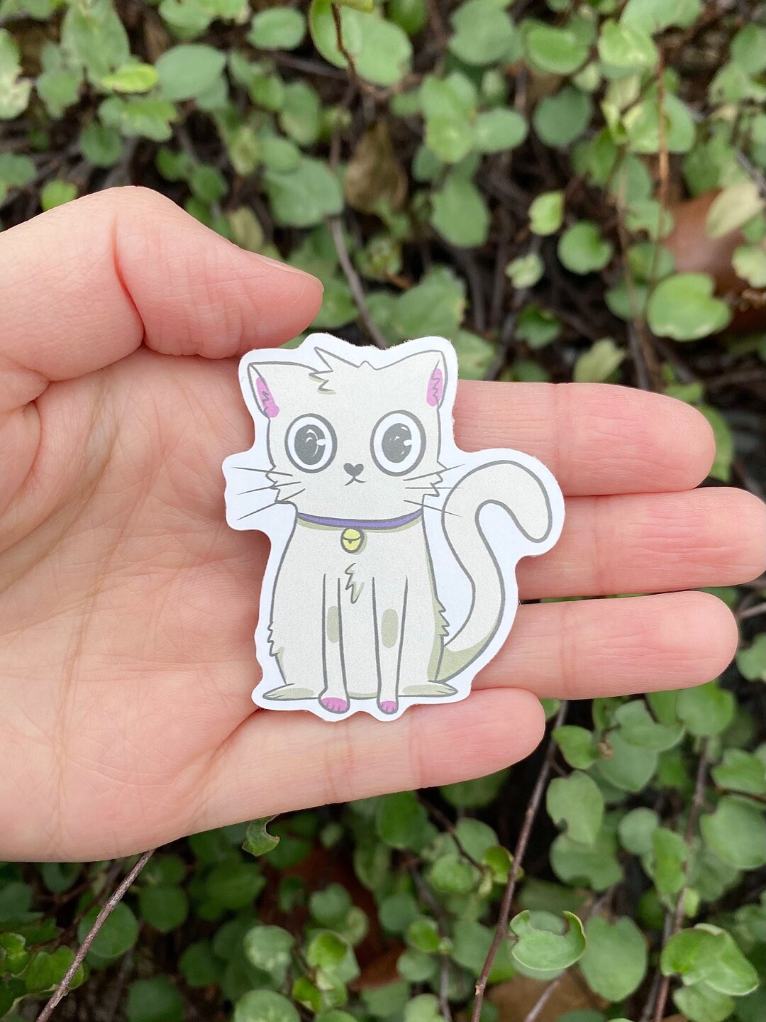 Silly Cat Sticker Eco-friendly Paper Sticker Cute Sticker Laptop ...