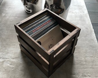 Wooden Lp Crate - Etsy