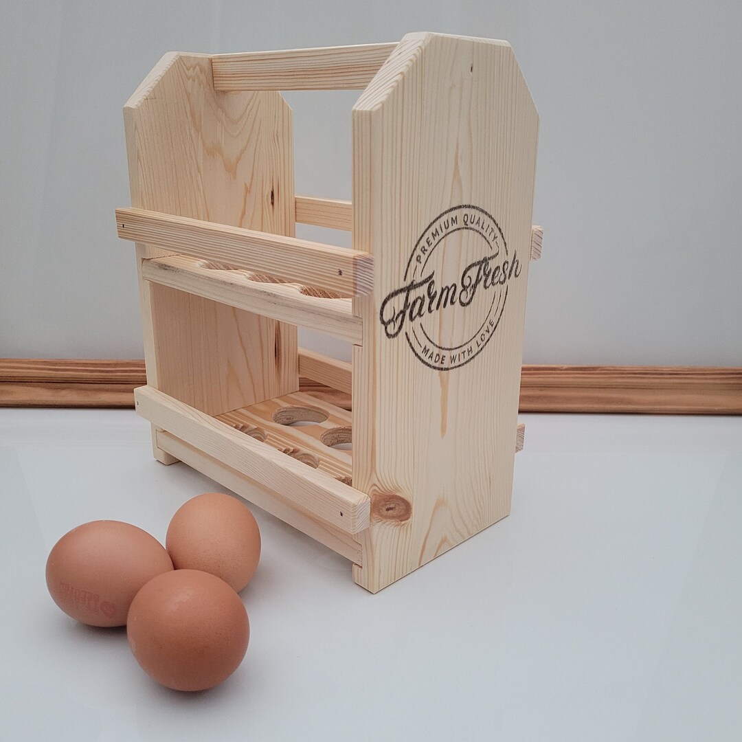 Egg Tote Egg Storage Egg Crate Egg Basket Egg Dispenser House Warming ...