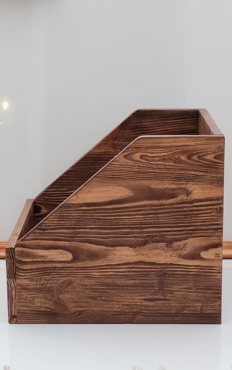 Wooden Record Storage Box Rustic Record Crate LP Collector | Etsy