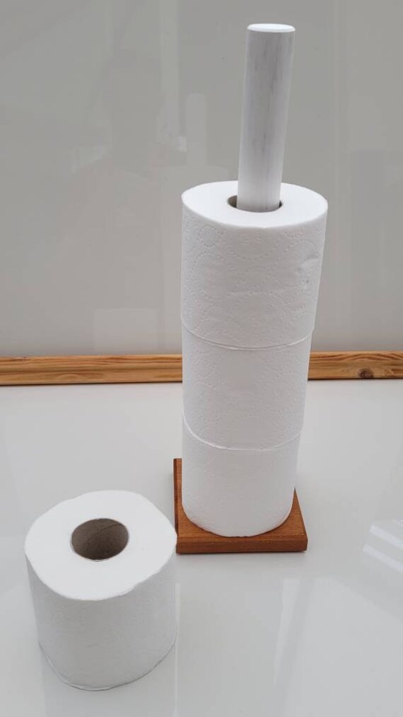 Loo Roll Holder Floor Standing Toilet Roll Holder Bathroom - Etsy
