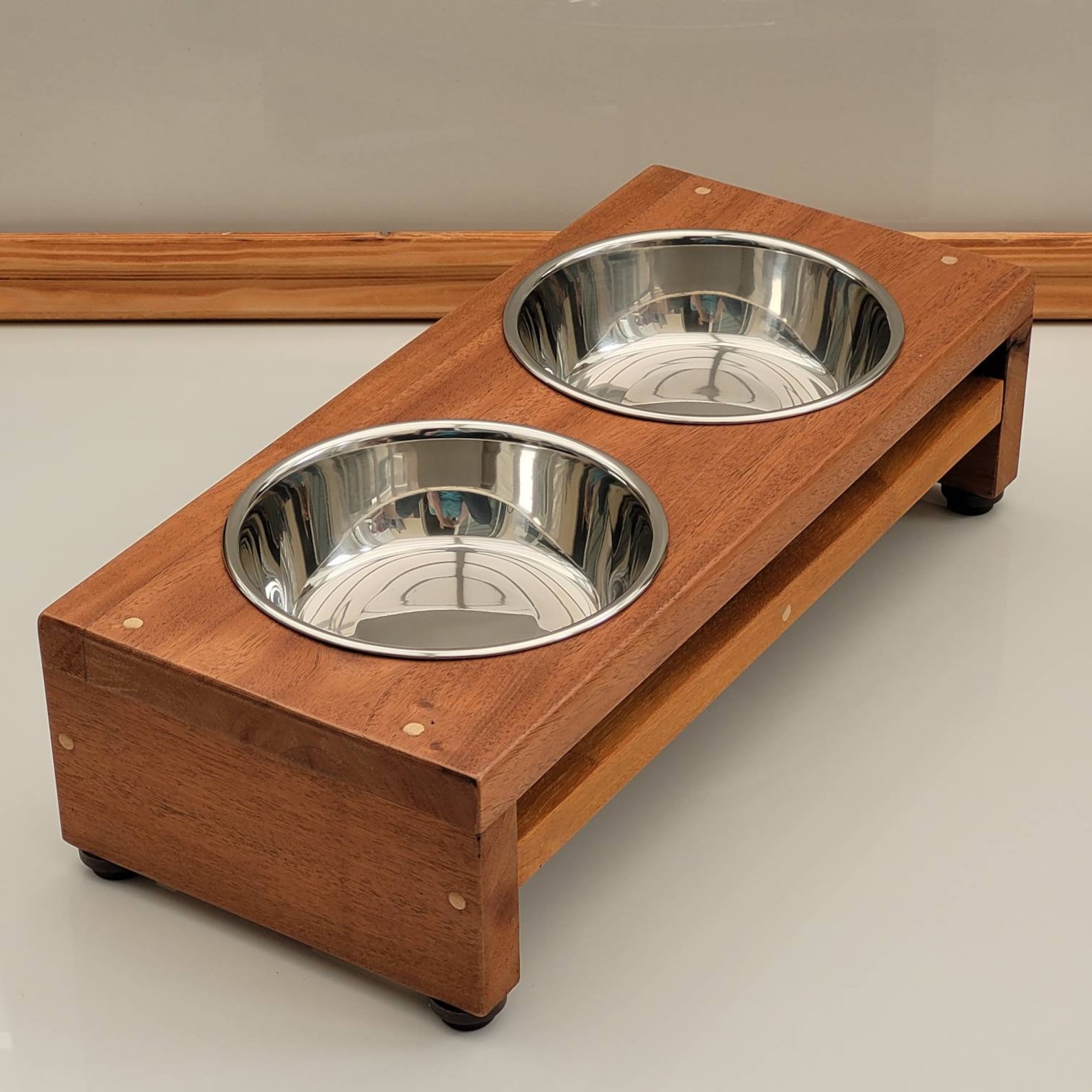 Dog Bowl Dog Feeder Dog Table Raised Dog Dining Table - Etsy
