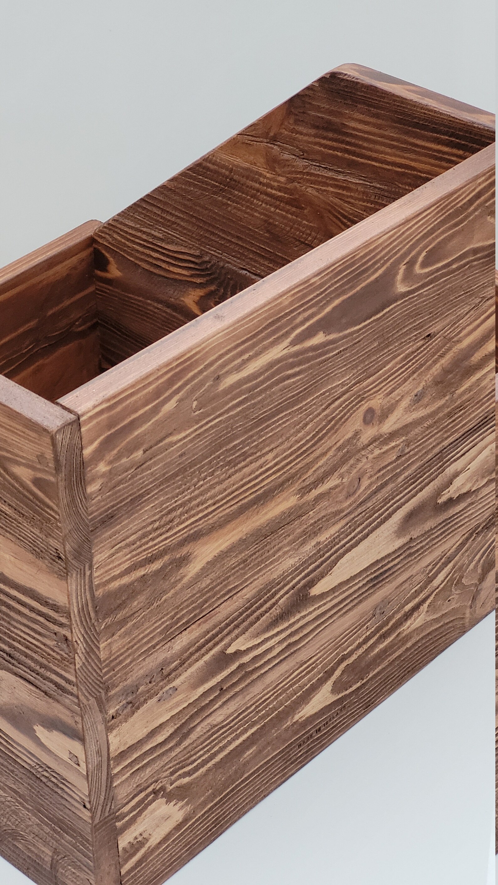 Wooden Record Storage Box Rustic Record Crate LP Collector - Etsy