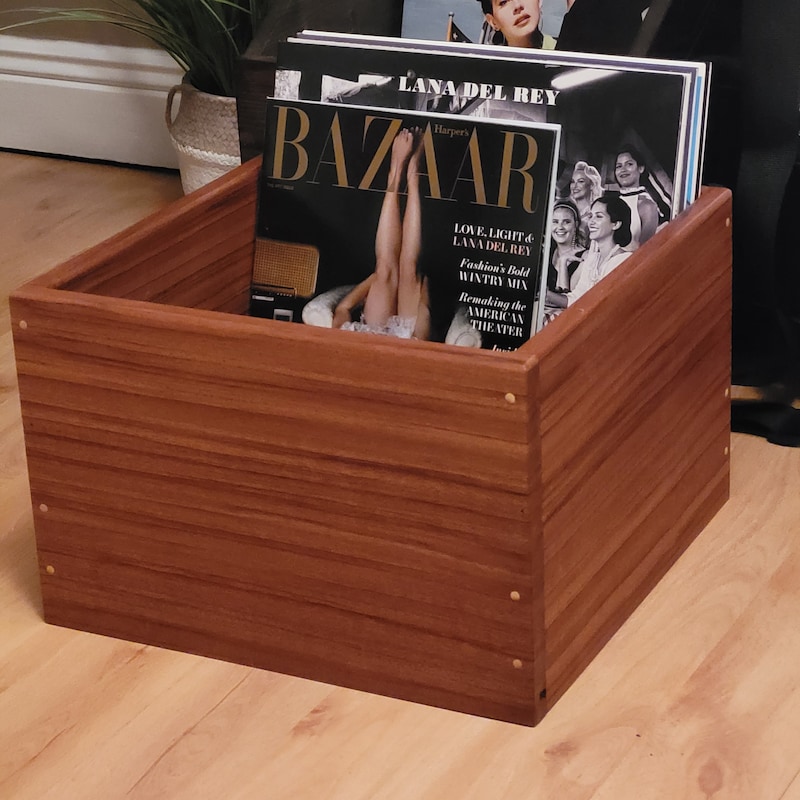 Record Crate - Etsy