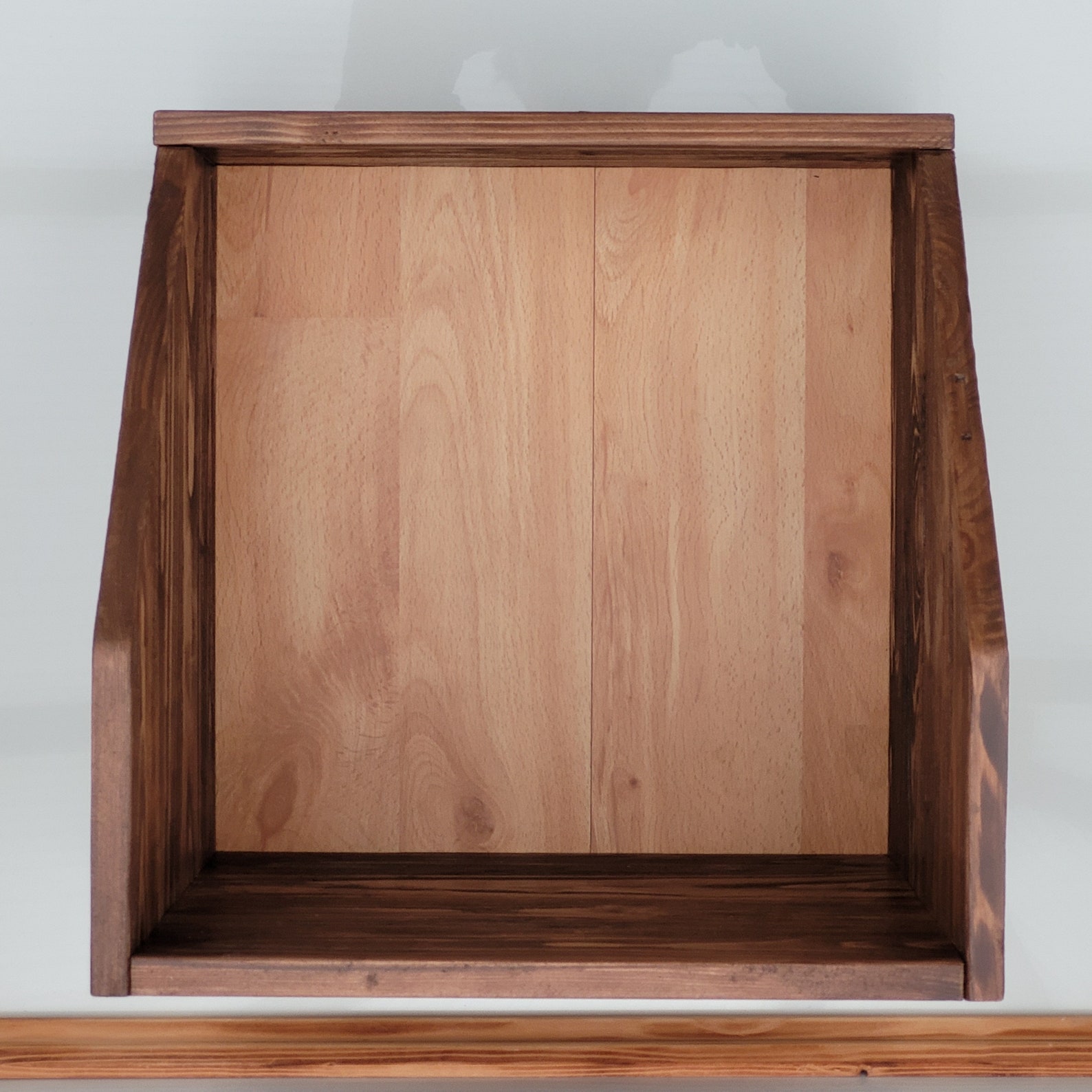 Wooden Record Storage Box Rustic Record Crate LP Collector - Etsy