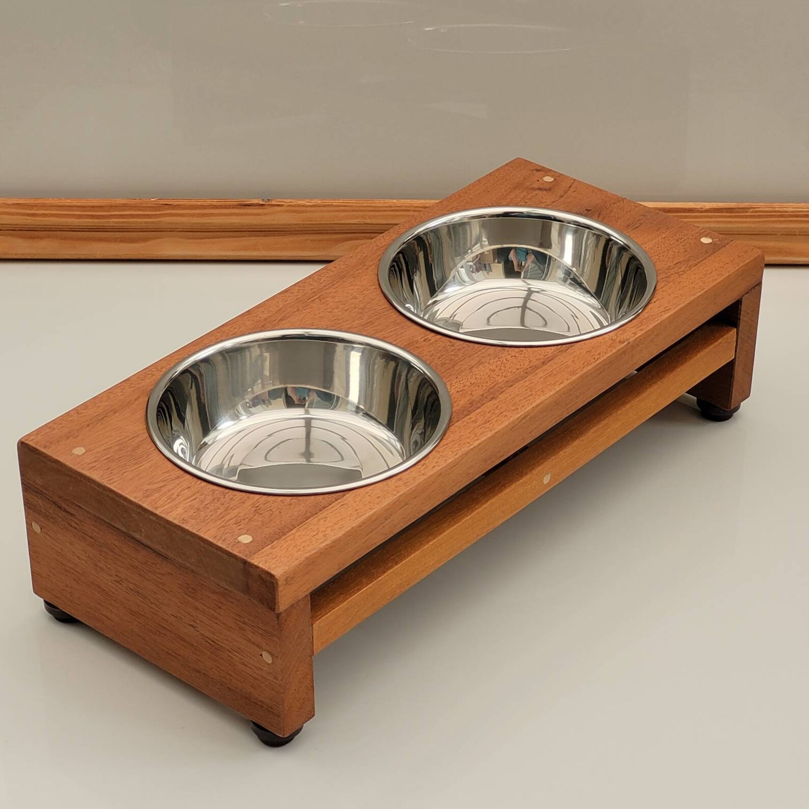 Dog Bowl Dog Feeder Dog Table Raised Dog Dining Table - Etsy