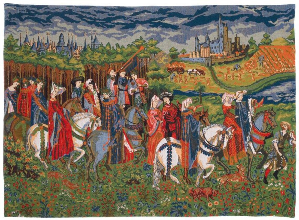 Duc De Berry, Duke of Berry, Etampes, Paris 38" X 27.5" / 97cm X 70cm ...