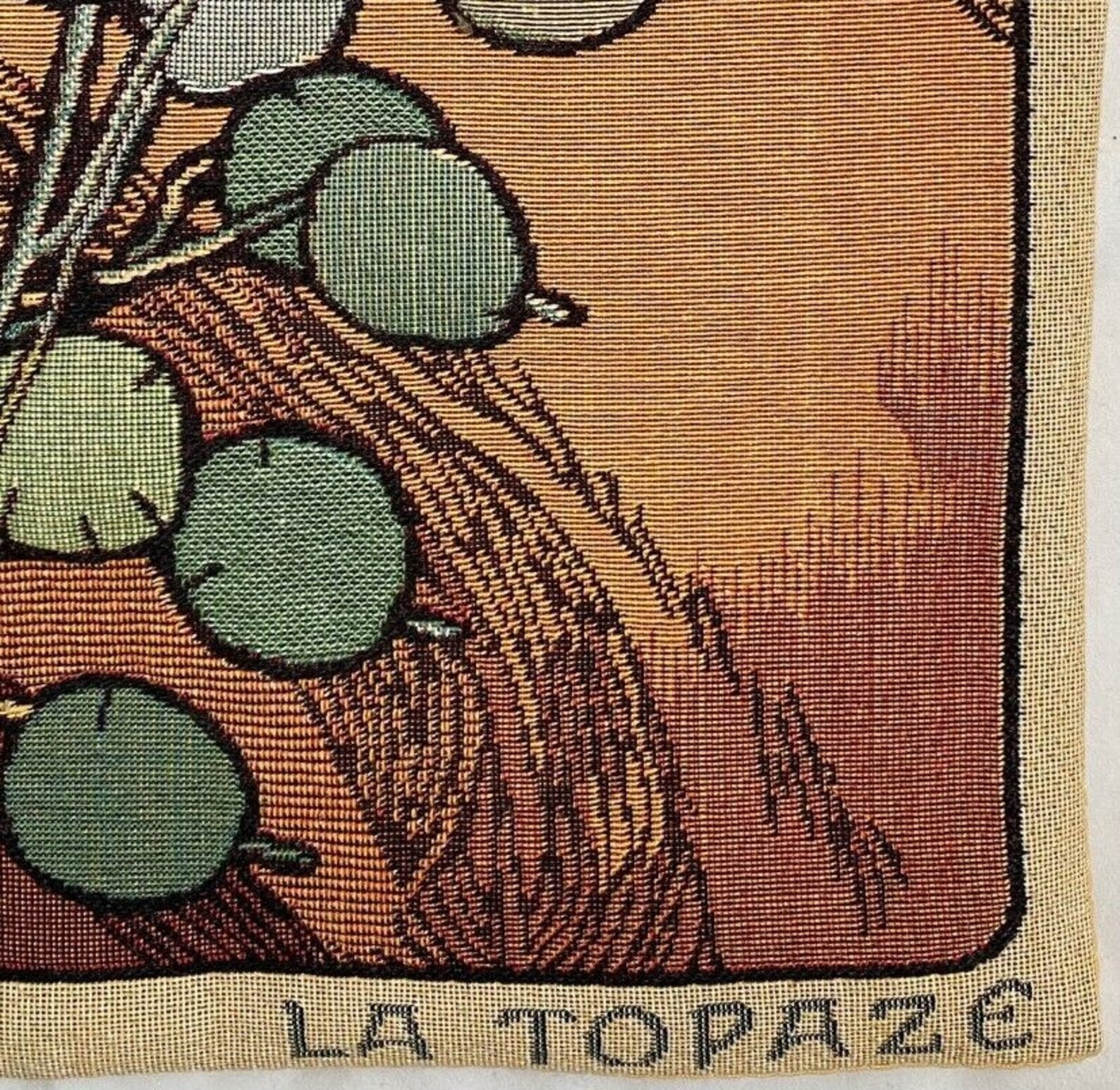 Alphonse MUCHA Topaz Topaze, Hand Finished BELGIAN Tapestry Wall ...