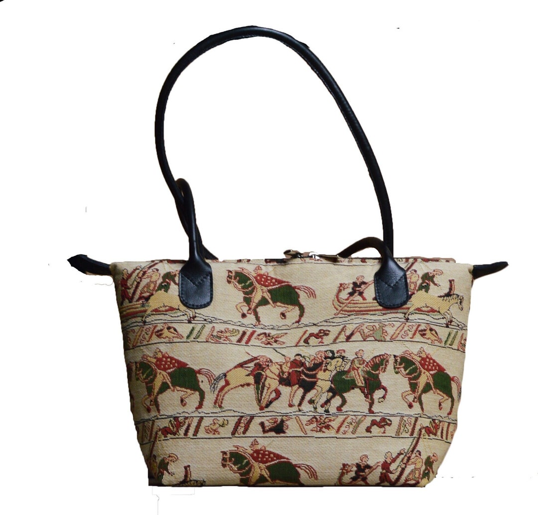 BAYEUX BELGIAN TAPESTRY Malta Style Hand Bag 36cm X 24cm, Hand Finished ...