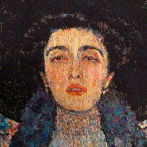 GUSTAV KLIMT Adele Bloch-bauer BELGIAN Tapestry Woven Hand Finished ...