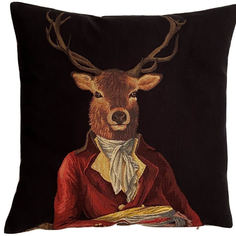 Stag Throw Cushions - Etsy UK