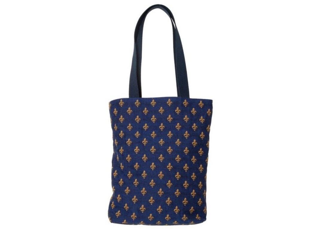 BELGIAN Tapestry Woven Hand Finished Tote Shoulder Bag Handbag, FLEUR ...