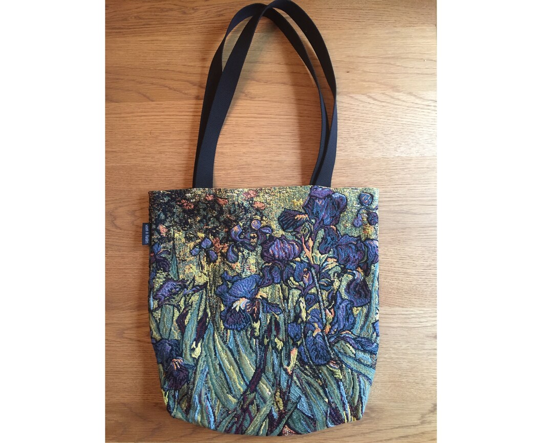 BELGIAN Tapestry Woven Hand Finished Large Tote Shoulder Bag Handbag ...