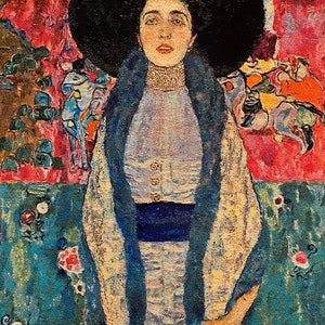 GUSTAV KLIMT Adele Bloch Bauer 28" X 46", 71cm X 118cm BELGIAN Jacquard ...