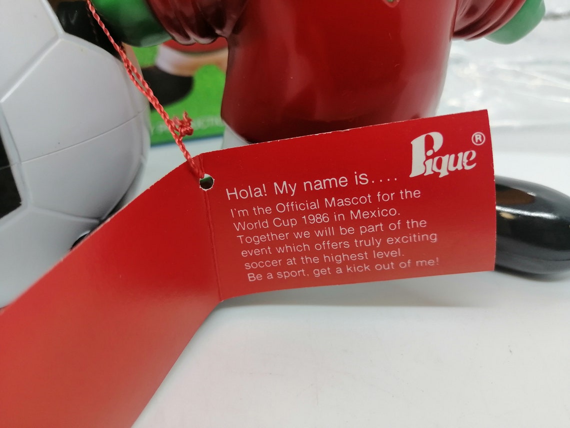 MEXICO 86 Official PIQUE Mascot- by Sport Billy Produtions - Save Money ...