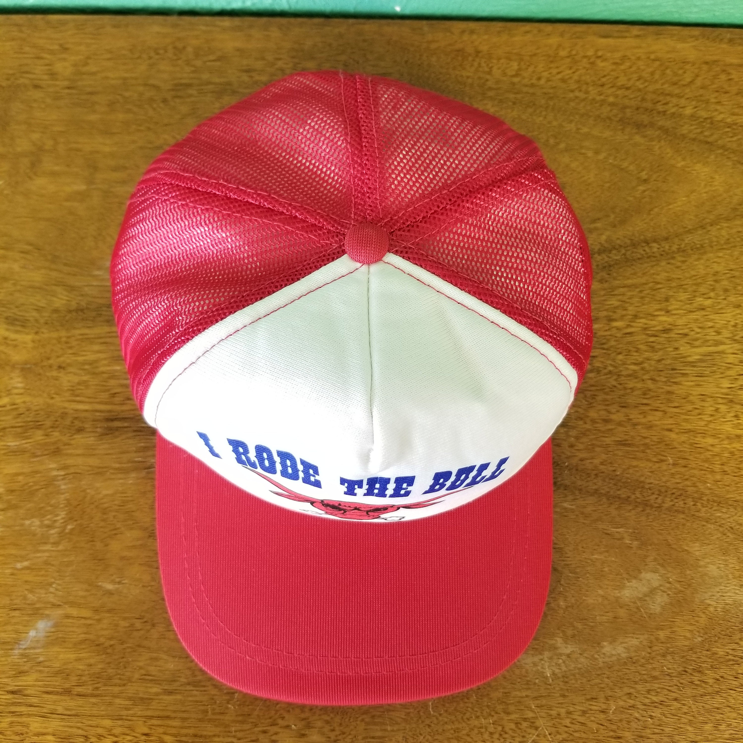 Vintage 80s Trucker Hat I Rode the Bull Honkey Tonk Country - Etsy