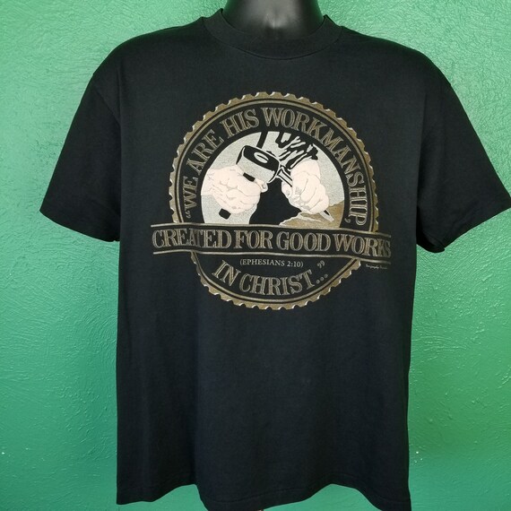 Vintage 90's Jesus Created for Good Works Ephesians 2… - Gem