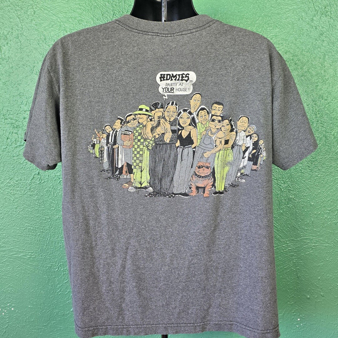 Vintage 90s Homies Party at Your House Shirt Size Large Latino Mexican ...
