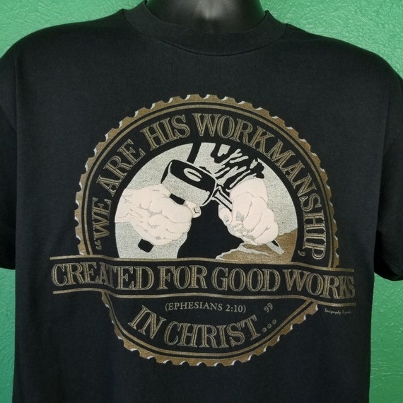 Vintage 90's Jesus Created for Good Works Ephesians 2… - Gem