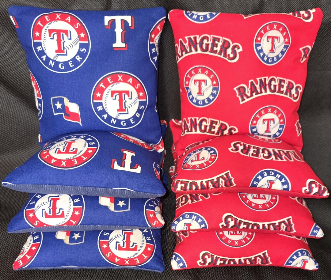 Set of 8 Texas Rangers Cornhole Bean Bags FREE SHIPPING - Etsy