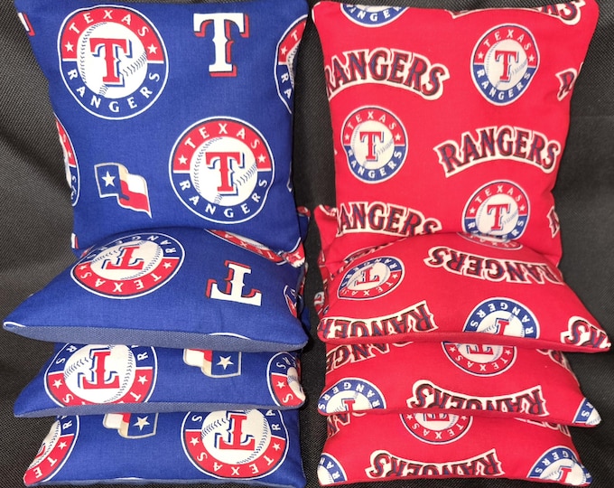 Set of 8 Texas Rangers Cornhole Bean Bags FREE SHIPPING - Etsy