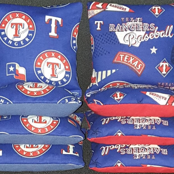 Texas Rangers Cornhole Bags - Etsy