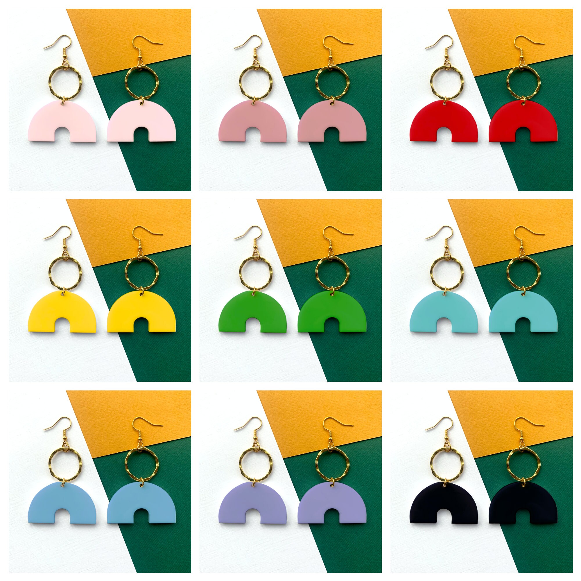 Custom Handmade Acrylic Laser-cut Jewellery Earrings Gift - Etsy
