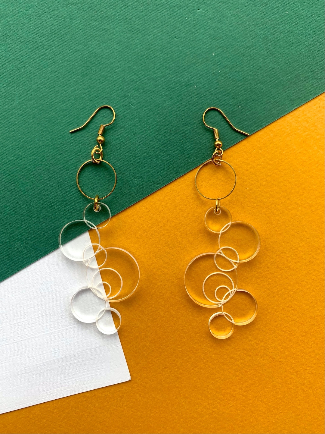 Custom Handmade Acrylic Laser-cut Jewellery || Earrings || Gift ...