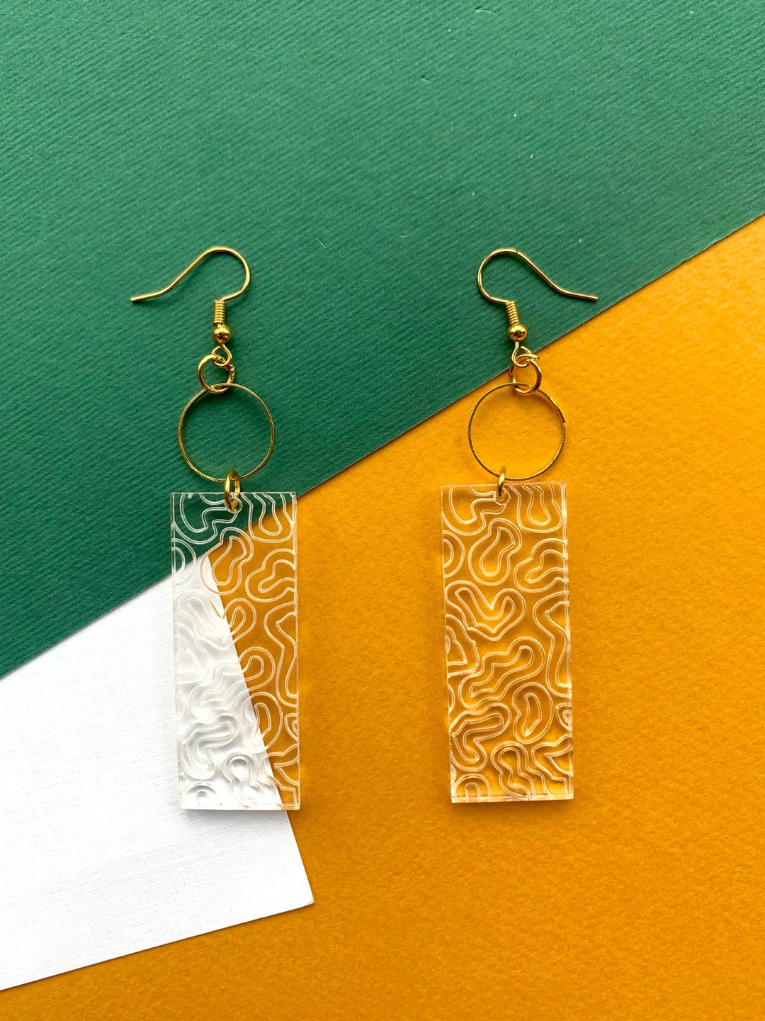 Custom Handmade Acrylic Laser-cut Jewellery || Earrings || Gift ...