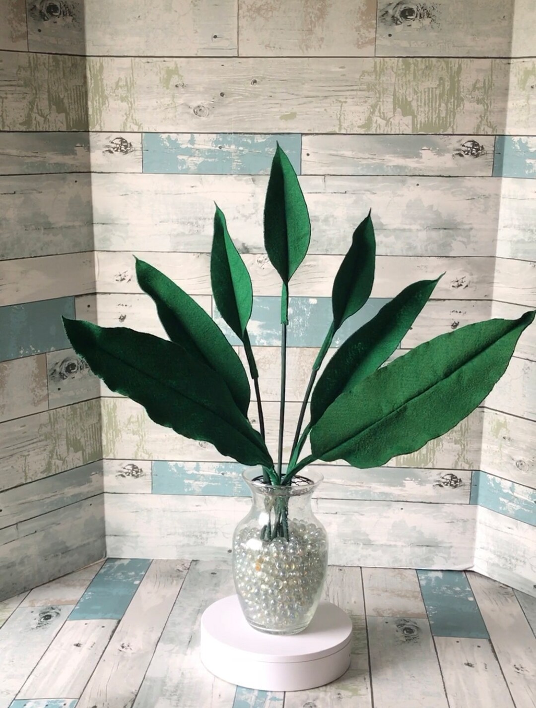 Leaf Bundle, Felt Leaves, Filler Leaves, Felt Flowers, Bird of Paradise ...