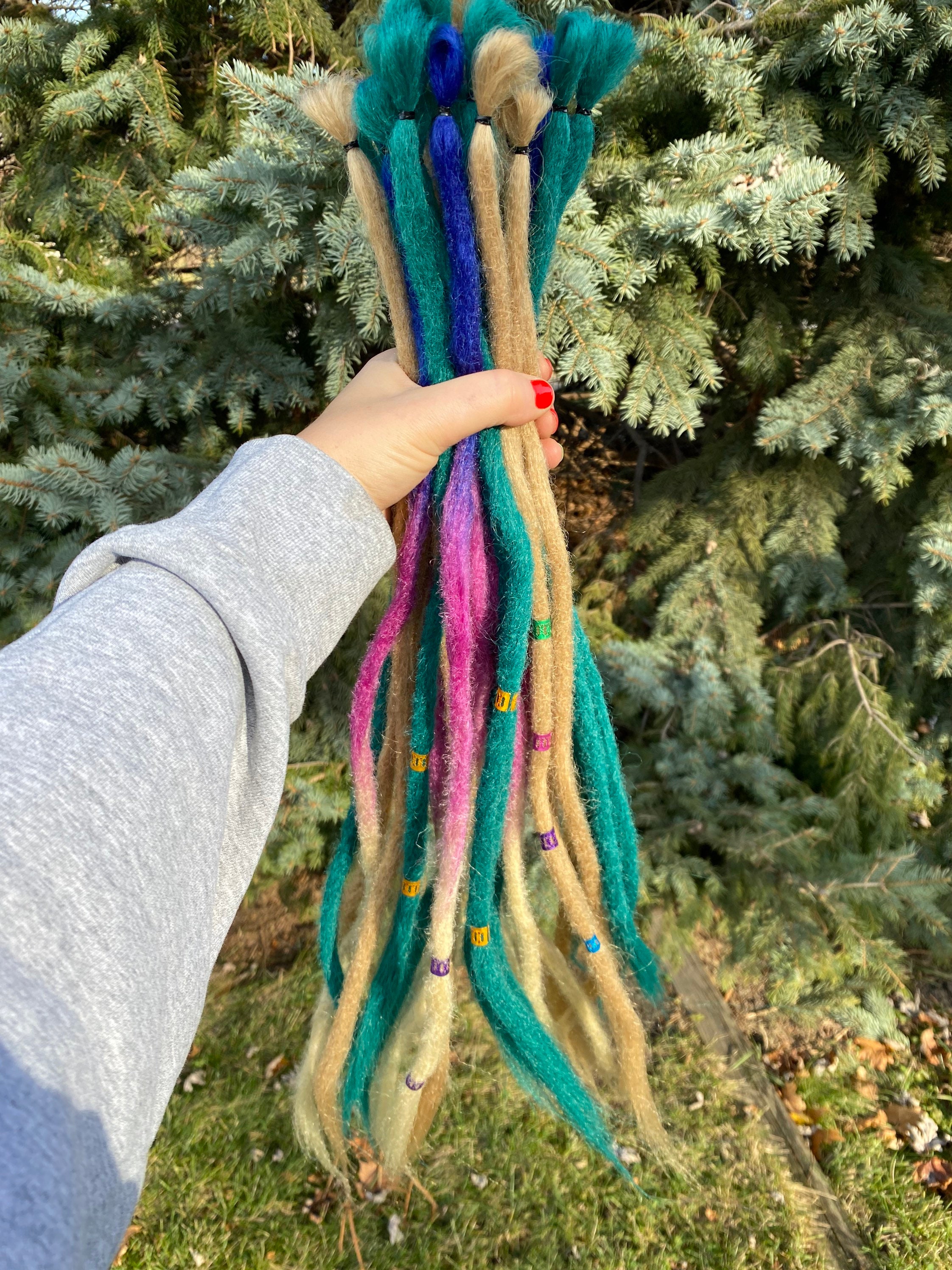 CUSTOM LOOP Dreadlock Extensions | Etsy