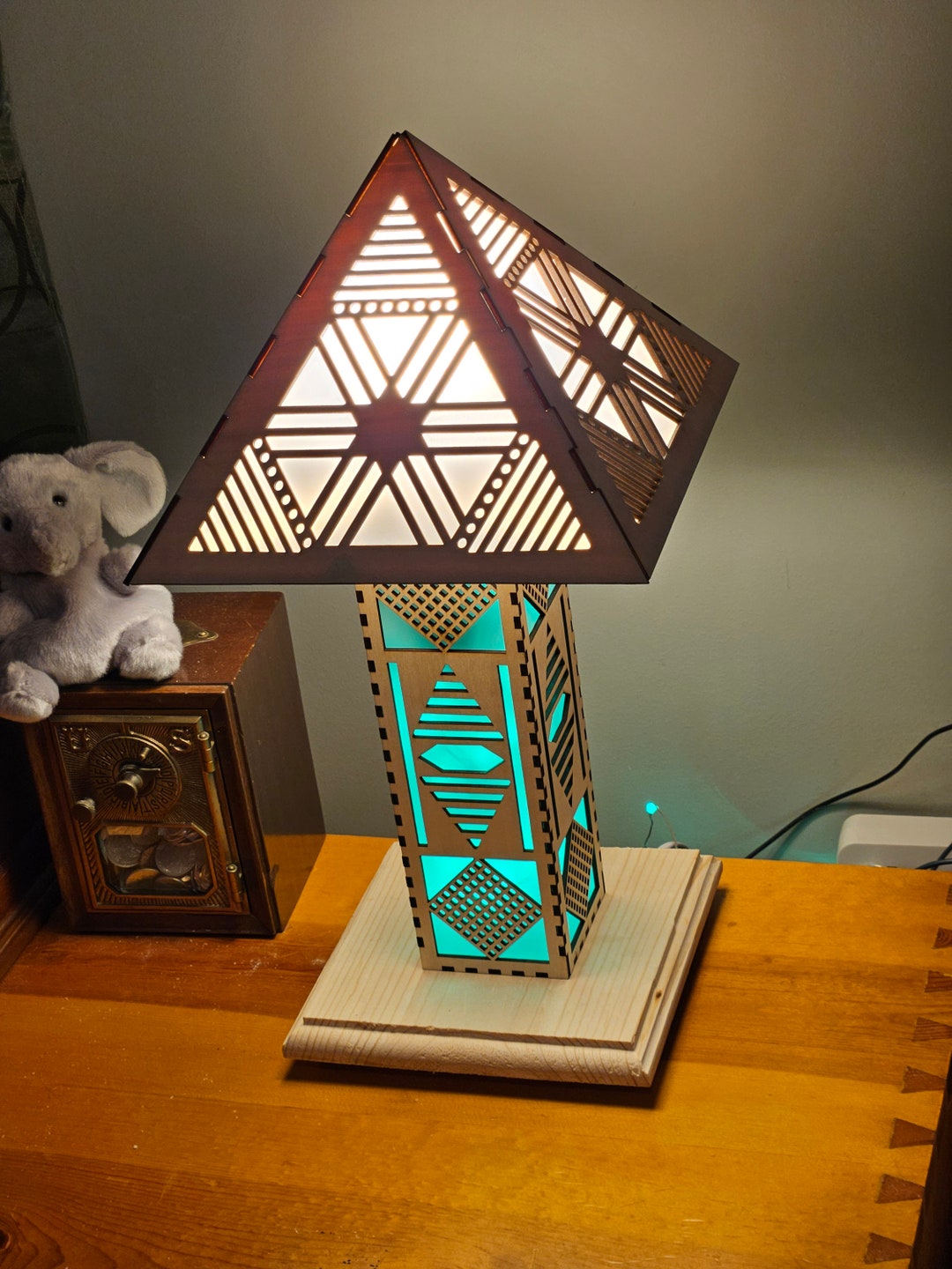 Laser Cut Lamp - Etsy